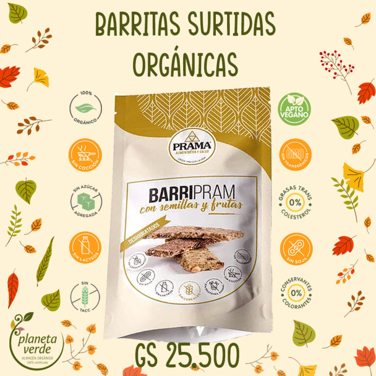 Barritas Energéticas Orgánicas surtidas - Planeta Verde